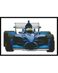 "Mini Racing Car" | Cross Stitch Pattern