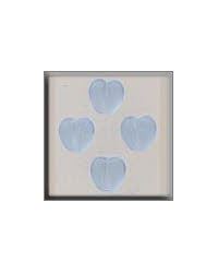 12083 - Small Channeled Heart Matte Sapphire