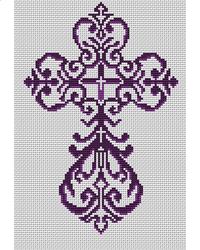 "Filigree Cross" | Cross Stitch Pattern