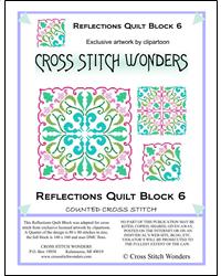 "Reflections Quilt Block 6" | Cross Stitch Pattern