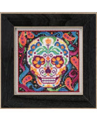 Sugar Skull | Cross Stitch Kit at Everything Cross Stitch