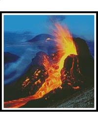"Volcano" | Cross Stitch Pattern