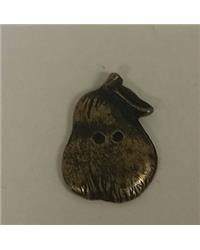 "Olde Brass Button - Pear" | Cross Stitch Item