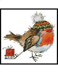 "Christmas Bird" | Cross Stitch Pattern