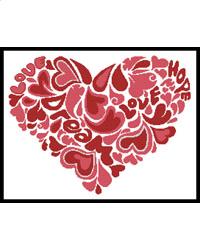 "Love Heart" | Cross Stitch Pattern