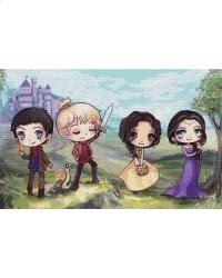 "Merlin Chibis, by StarMasayume"