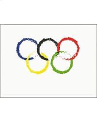 "Abstract Olympic Rings" | Cross Stitch Pattern