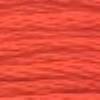 DMC 6-Strand Cotton Floss: 606 burnt orange-red