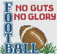 "Play Football!" | Cross Stitch Pattern
