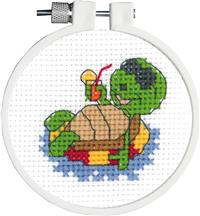 "Floating Turtle" | Cross Stitch Kit