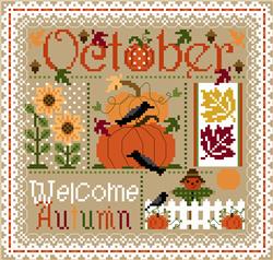 "October Sampler" | Cross Stitch Pattern