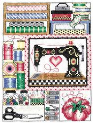 "My Sewing Treasures" | Cross Stitch Kit