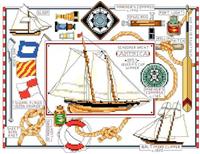 "Nautical Sampler" | Cross Stitch Pattern