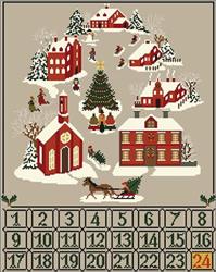 "Christmas Advent Calendar" | Cross Stitch Pattern