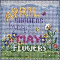"April Showers" | Cross Stitch Kit