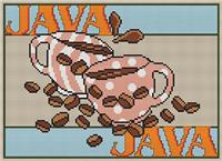 "Java" | Cross Stitch Pattern