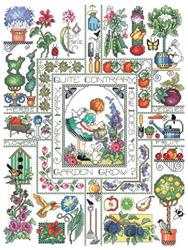 "Mary, Mary, Quite Contrary" | Cross Stitch Pattern