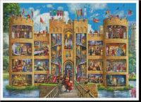 "Castle Cutaway (Large)" | Cross Stitch Pattern