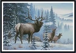 "Winter Elk" | Cross Stitch Pattern