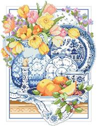 "Willow Ware Classic" | Cross Stitch Pattern