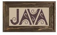 "Java" | Cross Stitch Pattern