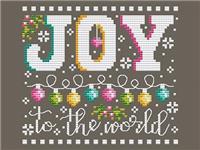 "Joy to the World" | Cross Stitch Pattern