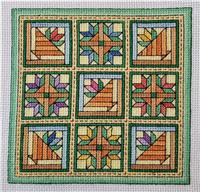 "Quilt Blocks 2 - Flower Baskets"