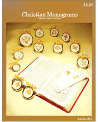 "Christian Monograms" by Country Crafts