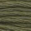 DMC 6-Strand Cotton Floss: 3051 green gray - dk