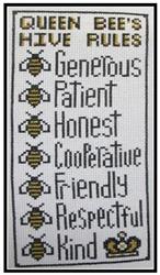 "Hive Rules" | Cross Stitch Pattern