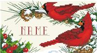 "Christmas Cardinals" | Cross Stitch Pattern