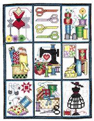 "Love Sewing" | Cross Stitch Kit