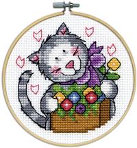 "Cat" | Cross Stitch Kit at Everything Cross Stitch
