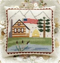 "Mountain Cabin" | Cross Stitch Pattern