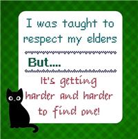 "Respect for my Elders" | Cross Stitch Pattern