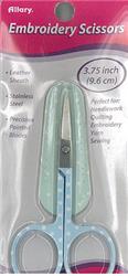 Embroidery Light Blue Polka Dot Scissors 3.75" (Item 120)