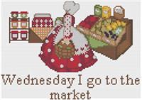 "Wednesday" | Cross Stitch Pattern