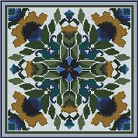 "Blooms of Gold" | Cross Stitch Pattern