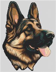 "German Shepherd" | Cross Stitch Pattern