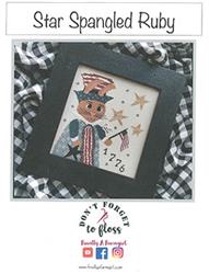 "Star Spangled Ruby" | Cross Stitch Pattern