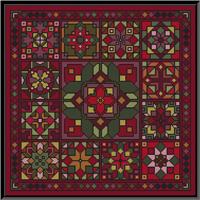 "Ruby Glass" | Cross Stitch Pattern