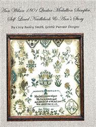 "Ann Wilson 1801 Quaker Medallion Sampler"