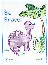 "Be Brave" | Cross Stitch Item