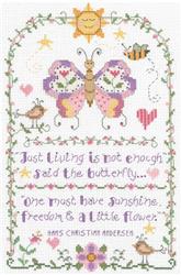 "Butterfly Wishes" | Cross Stitch Kit