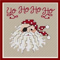 "YoHoHoHo Santa" | Cross Stitch Pattern