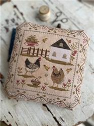 "Spring Chickens Pinkeep" | Cross Stitch Pattern