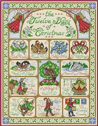 "Twelve Days of Christmas" | Cross Stitch Pattern