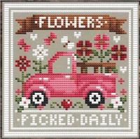"Flowers Sign" | Cross Stitch Pattern