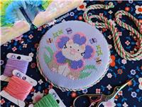 "Spring Calico Cat" | Cross Stitch Pattern