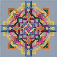"Woven Mandala" | Cross Stitch Pattern